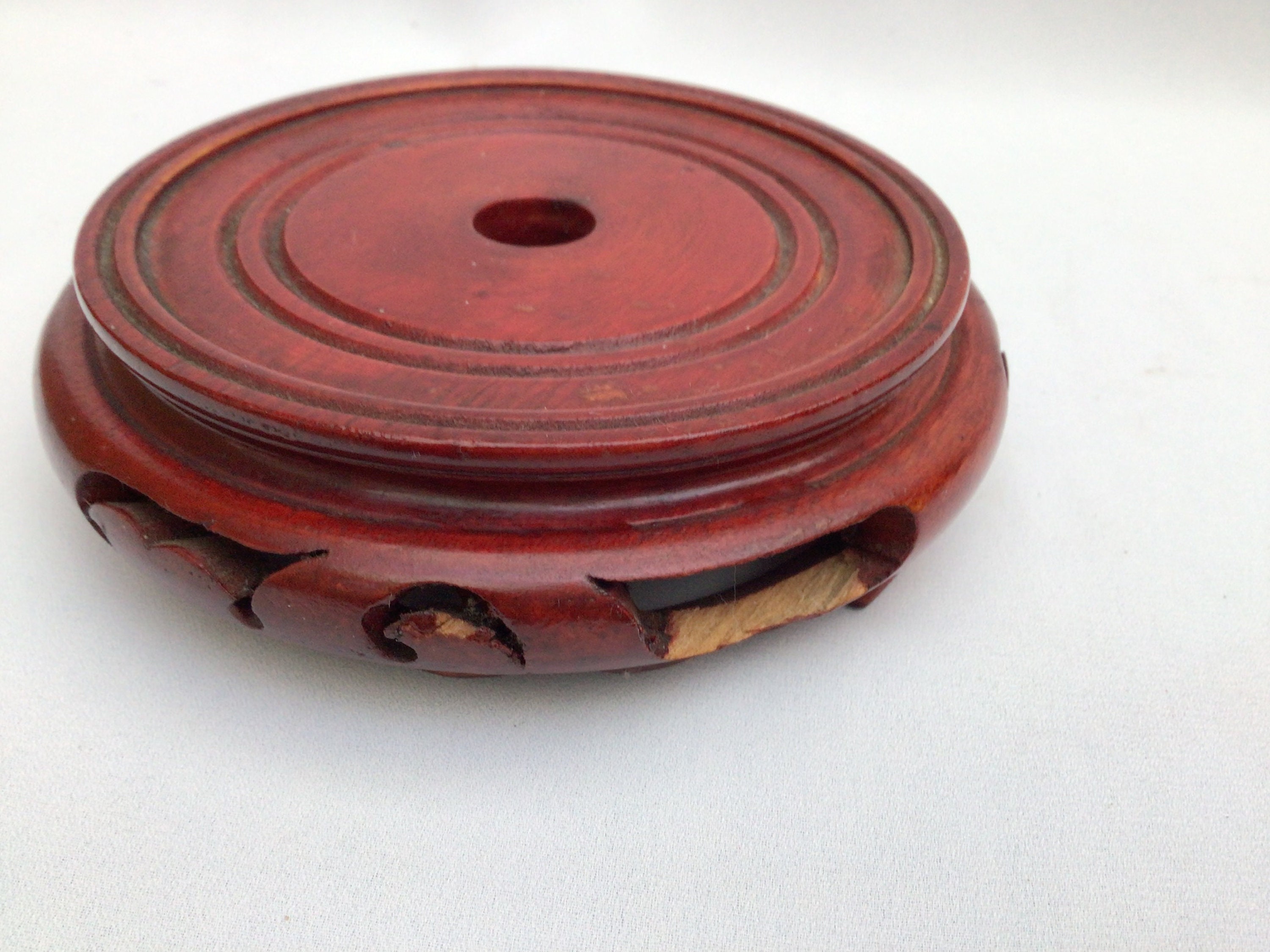 Vintage Chinese Carved Wood Stand. Planter Stand Base - Etsy