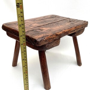Antique Primitive Stool. Lower Stool. Footstool - Etsy