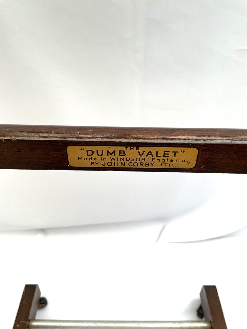 Mid-century Walnut Valet Stand - John Corby Windsor England - Etsy