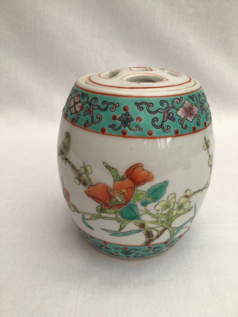 Chinese Porcelain Box Barrel Box With Lid - Etsy