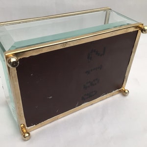 Bevelled Glass Mirrored Trinket Box, Jewellery Display Show Case - Etsy