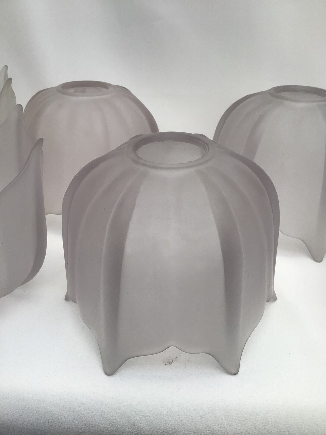 Collection of 10 Solid Glass Light/lamp Shades - Etsy