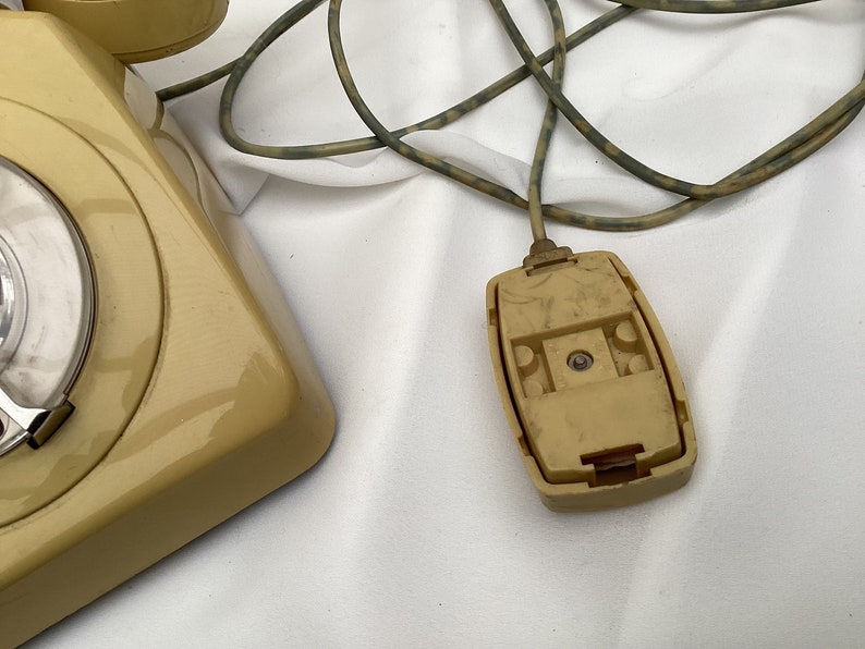 Middle Century Dial Telephone With Old Socket - Etsy