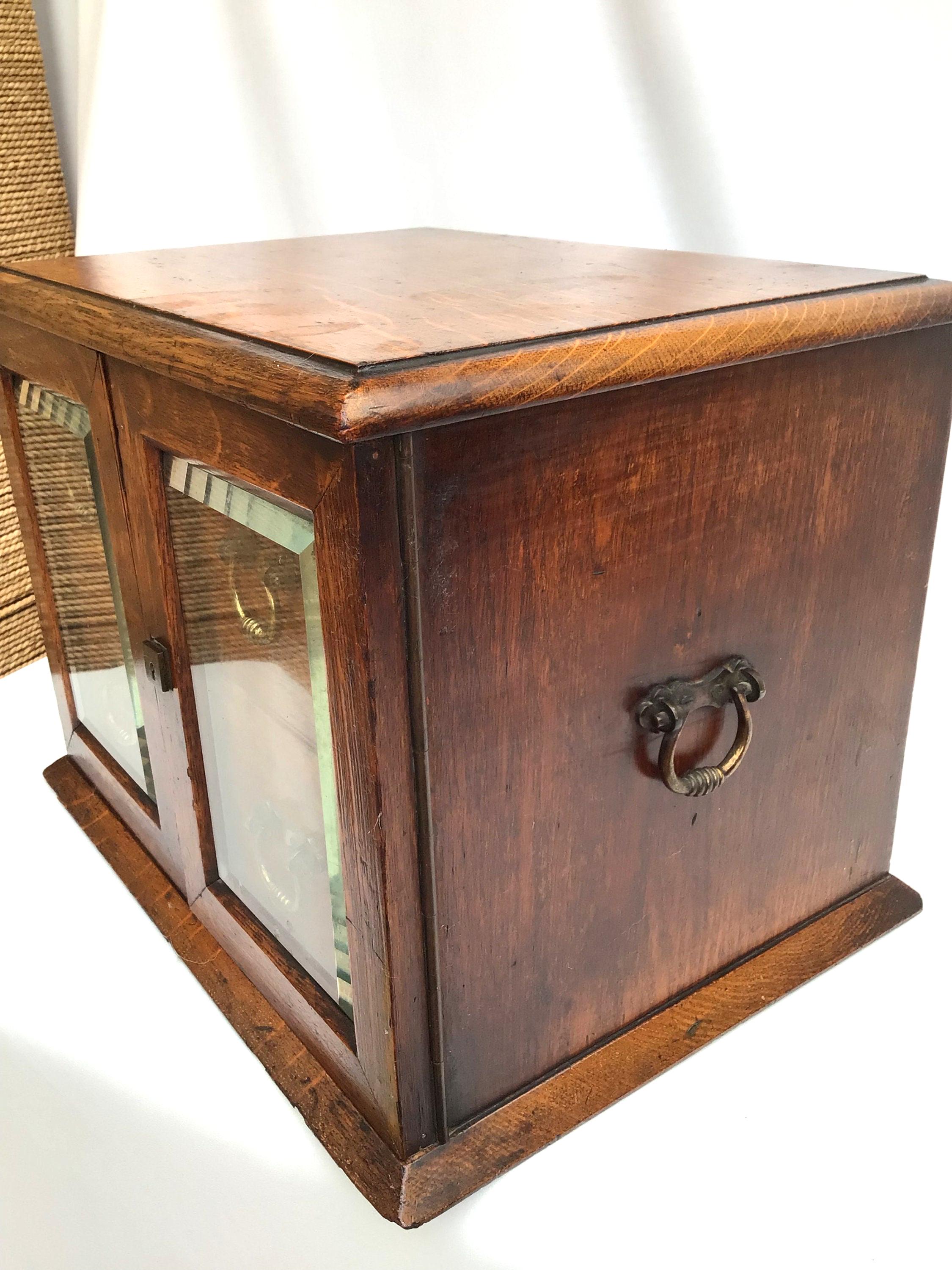 Antique English Oak Table Storage Cabinet - Etsy