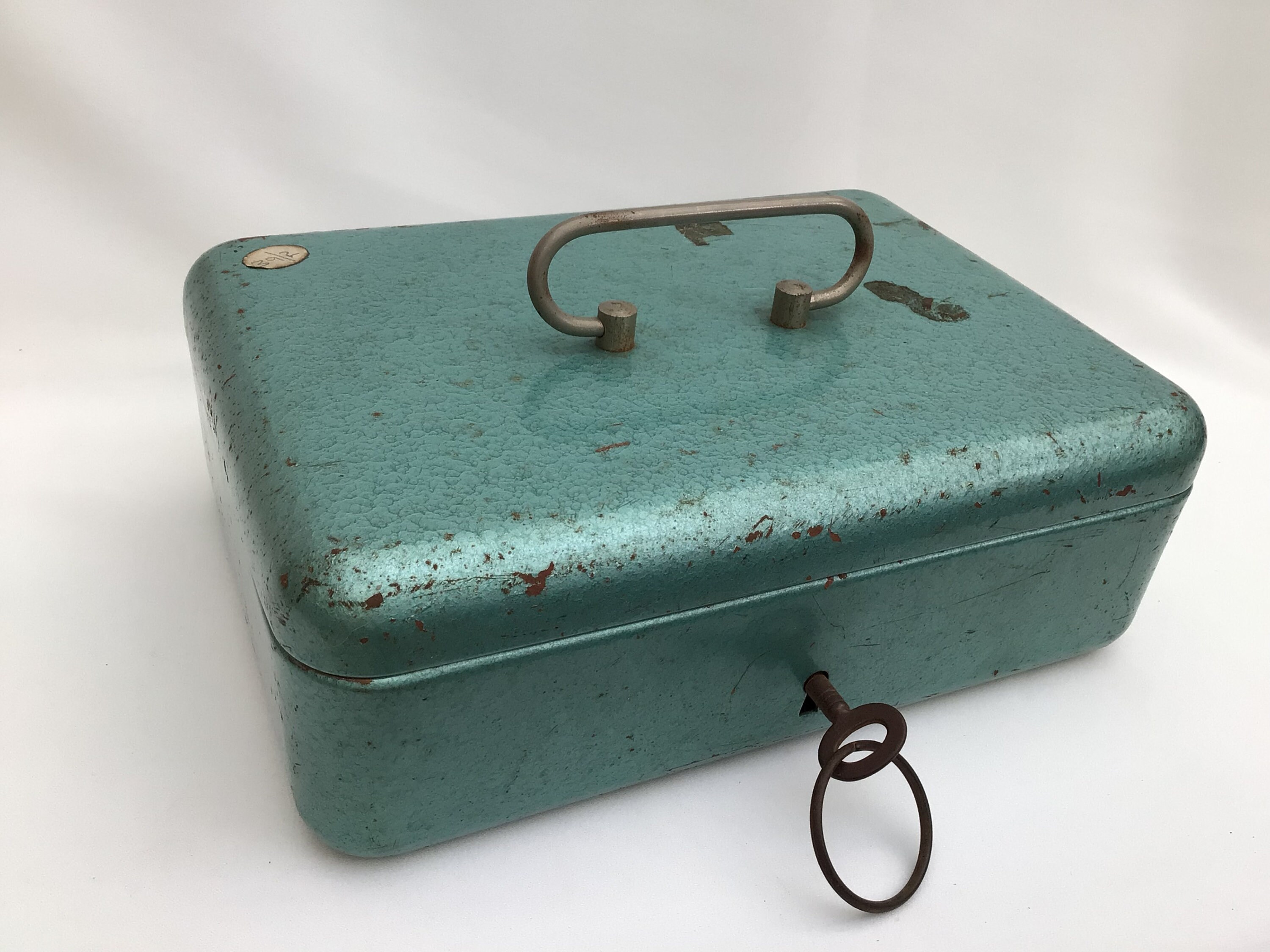 Early/midcentury Holland Heavy Metal Box, Cash Box With Key - Etsy