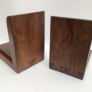 Antique Vintage Hardwood Bookends - Etsy