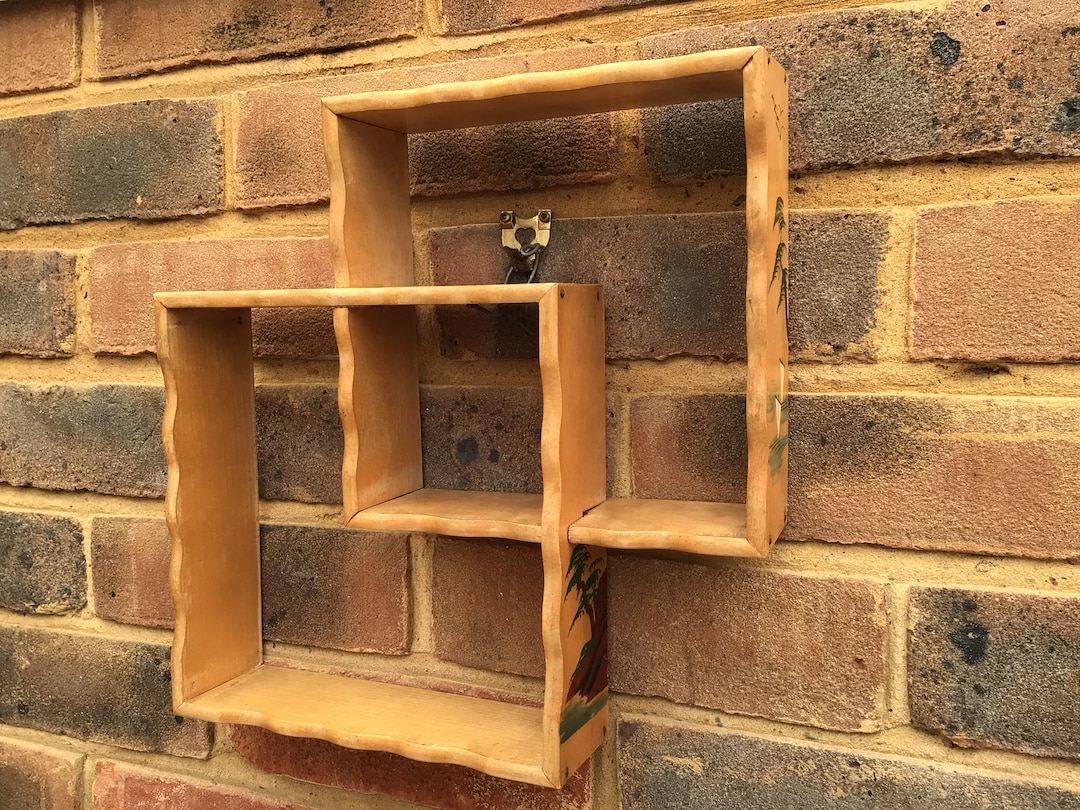 Small Wood Wall Shelf, Free Standing Tabletop Shelf - Etsy