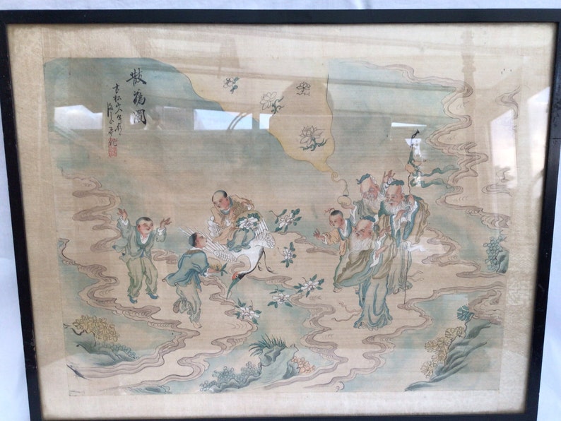 Antique Chinese Painting - Etsy