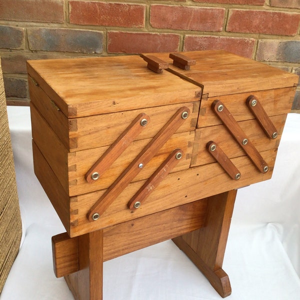 Wood Sewing Box - Etsy