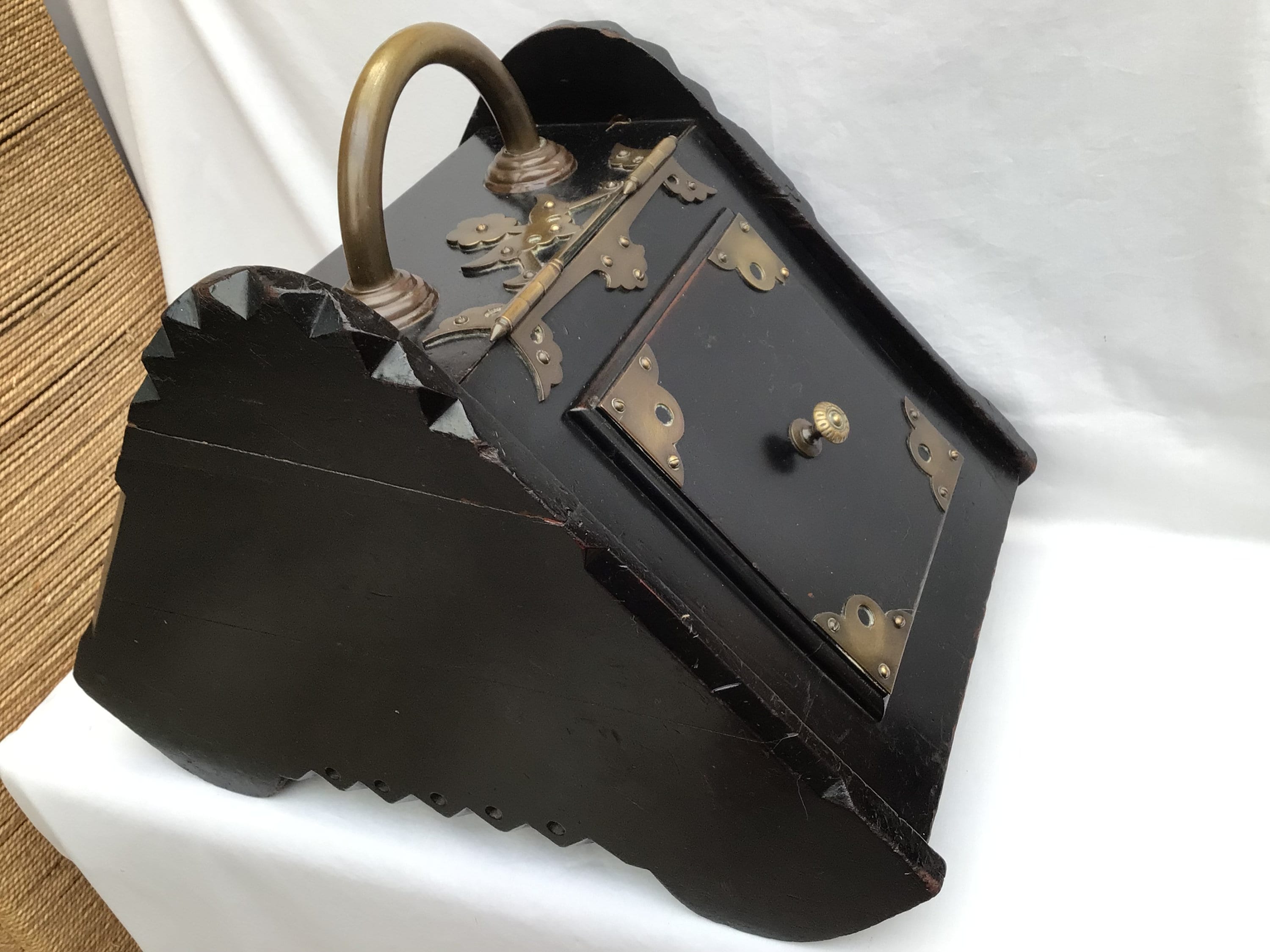 Antique Victorian Coal/log Scuttle Box Cabinet - Etsy