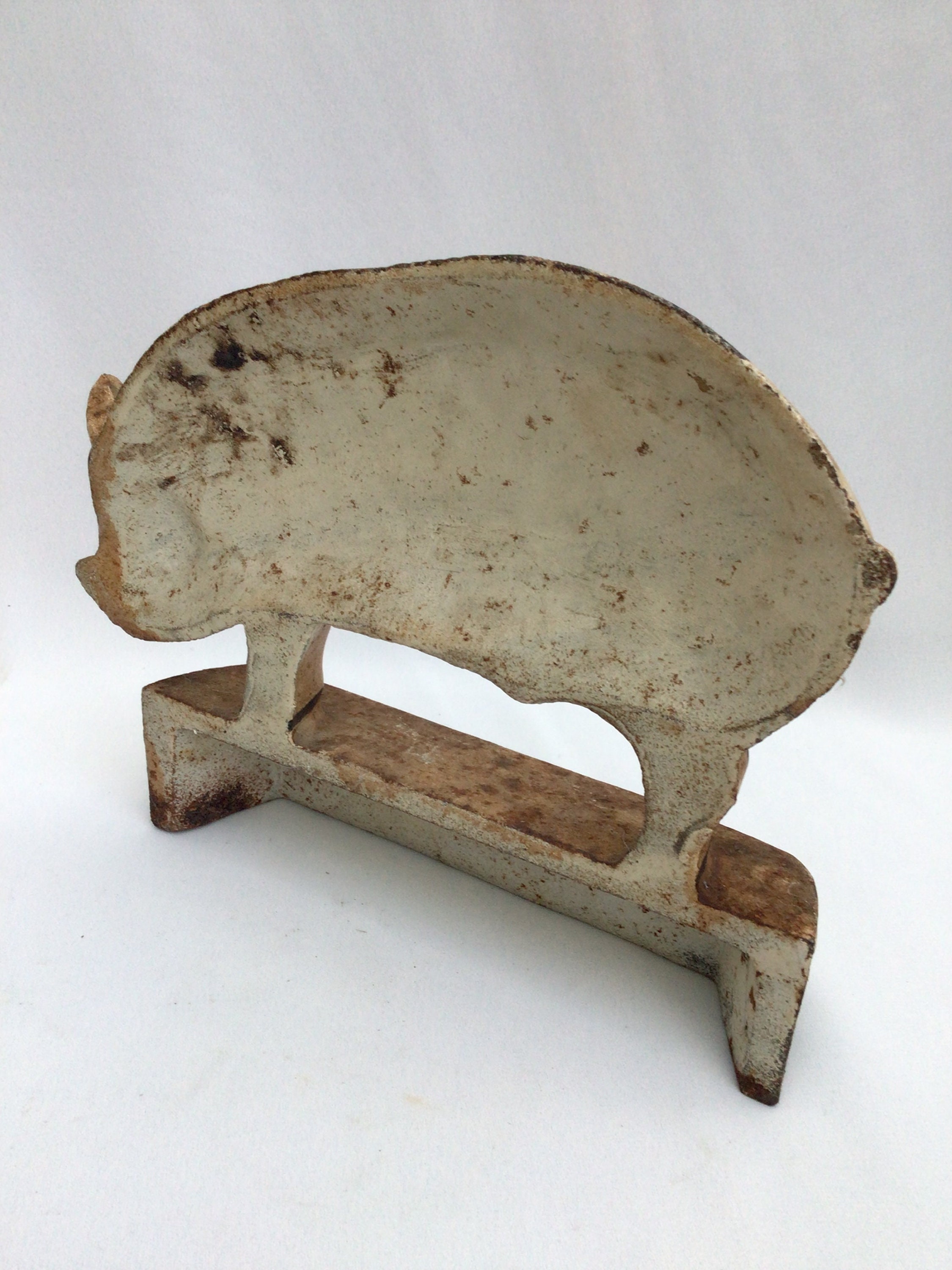 Antique Big Pig Cast Iron Door Stop - Etsy