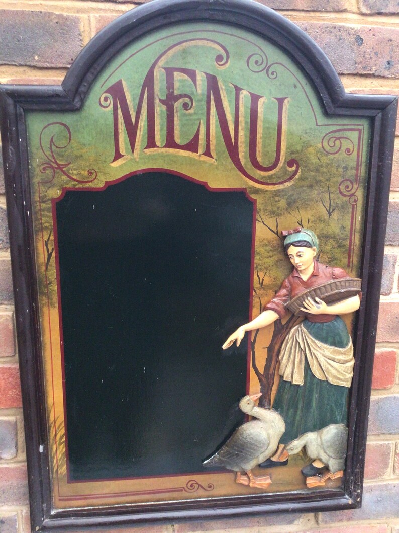 Vintage Pub/restaurant Menu Board - Etsy UK