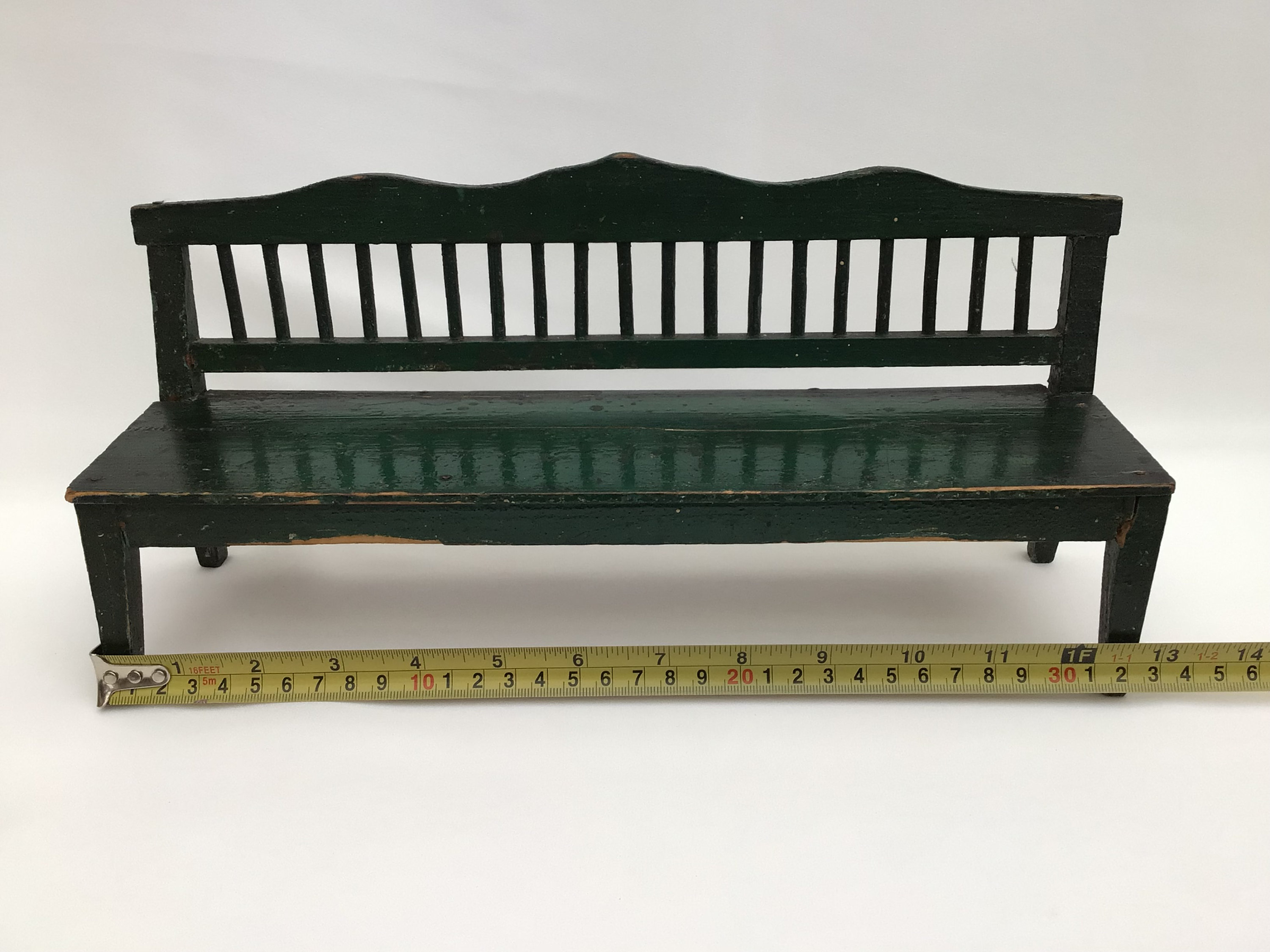 Vintage Miniature Wood Bench Dollhouse Furniture Bench Seat. - Etsy