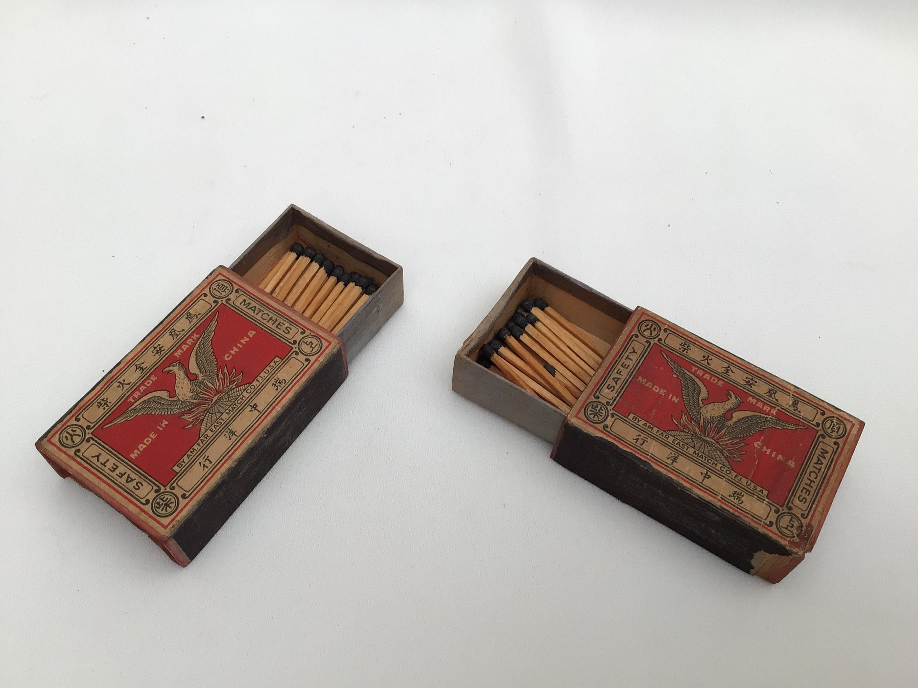 Two Very Rare 1930s Antique Chinese Matches With Sticks - Etsy