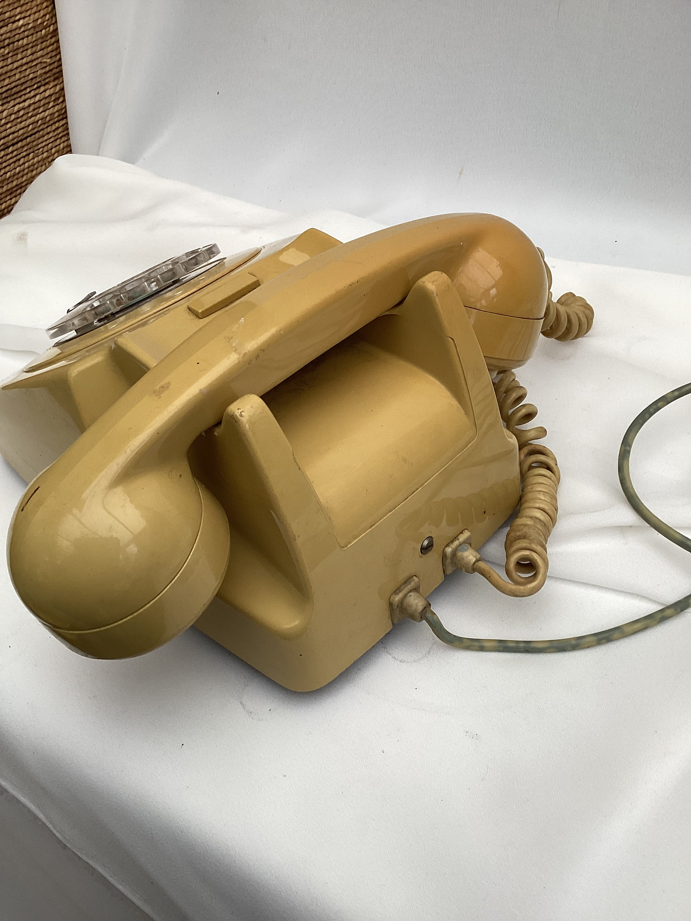 Middle Century Dial Telephone With Old Socket - Etsy