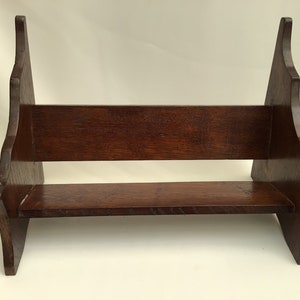 Antique English Oak Book Trough, Novel Rest, Table Book Rack - Etsy