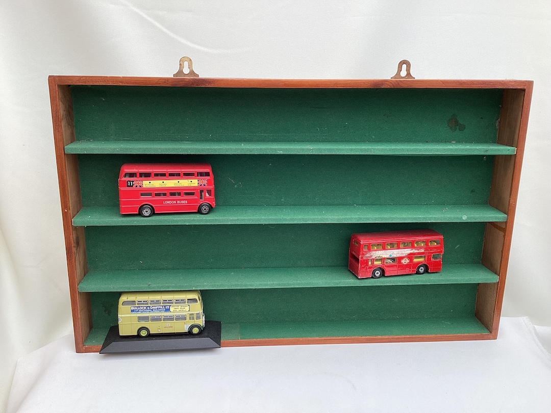 Vintage Miniature Display Showcase: Wall Hanging Shelf - Etsy