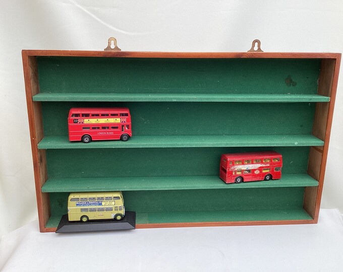 Vintage Miniature Display Showcase: Wall Hanging Shelf - Etsy