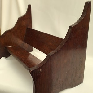 Antique English Oak Book Trough, Novel Rest, Table Book Rack - Etsy