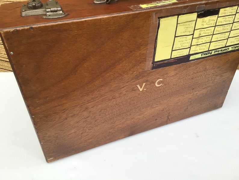 Antique Vintage Wood Briefcase, Late Victorian/early 20th Century File ...