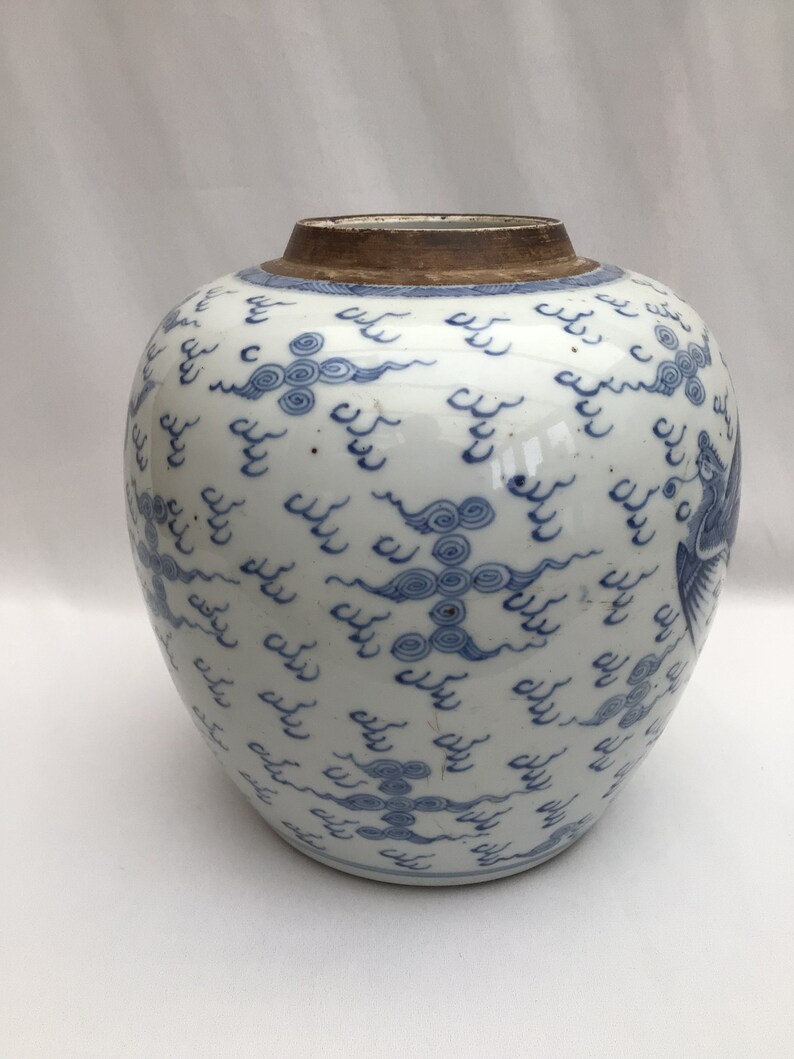 Antique Chinese Dragon and Phonics Pot. H. 18.5cm - Etsy