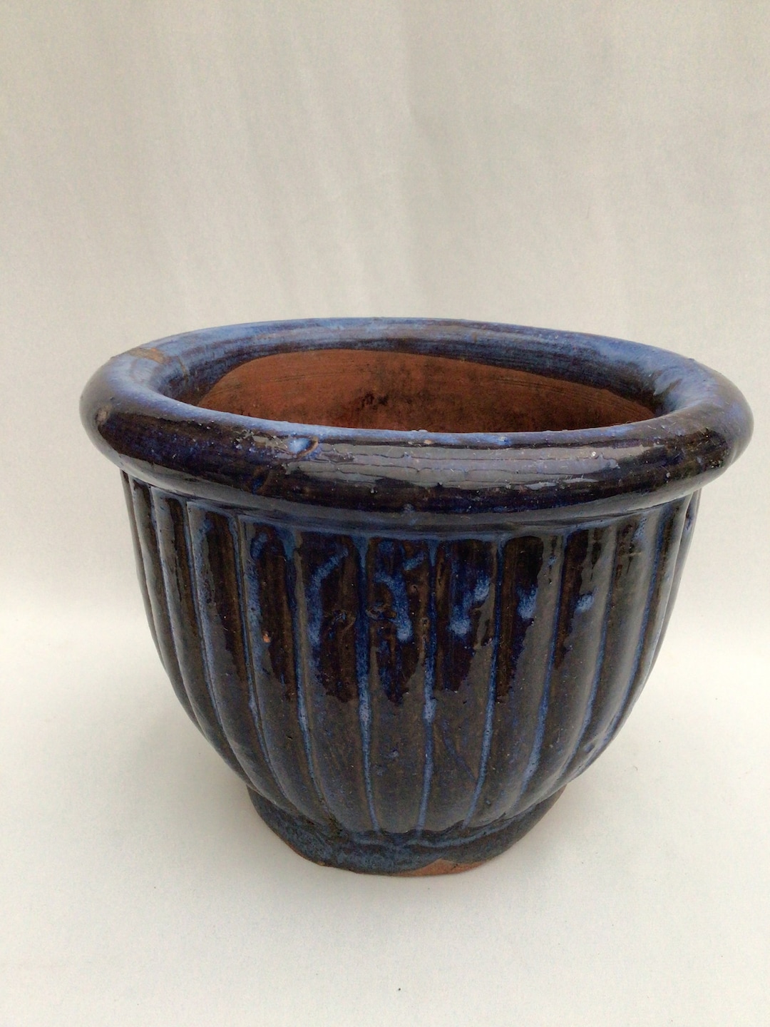Beautiful Midcentury Handcrafted Earth Ware Rich Glaze Plant - Etsy
