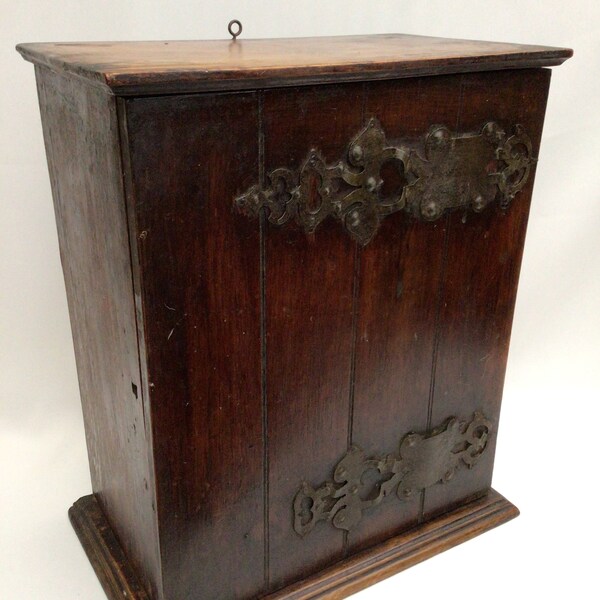 Antique Wood Tabletop Cabinet - Etsy UK