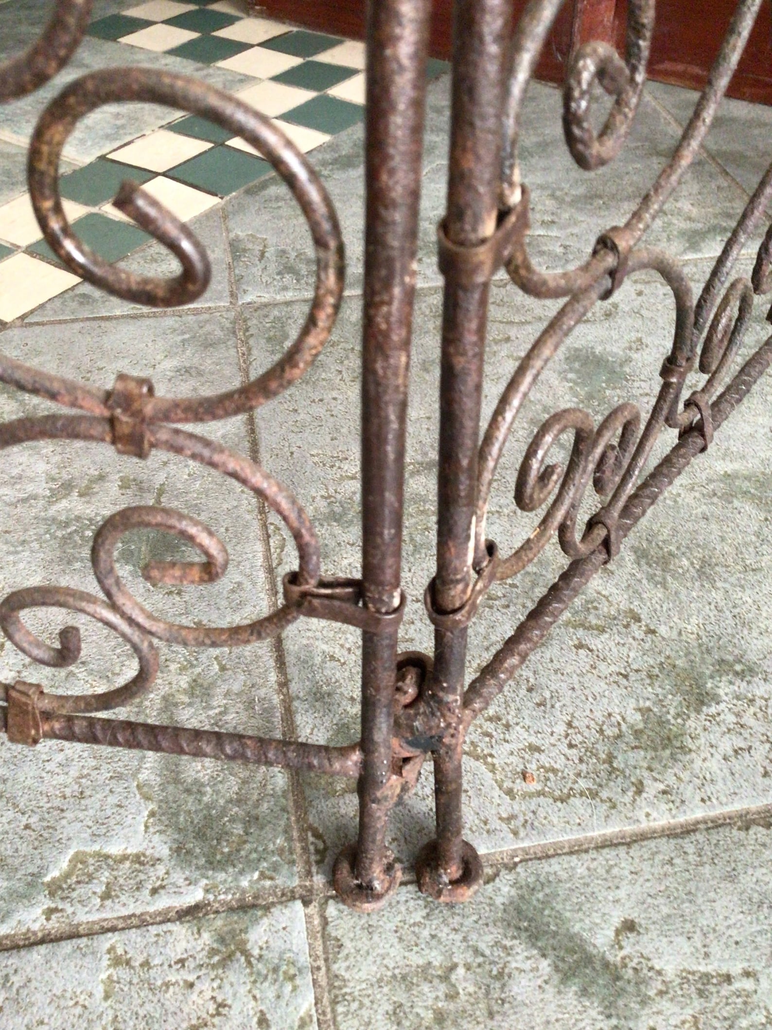 Antique Wrought Cast Iron Room Divider: English Three Panel Screen - Etsy