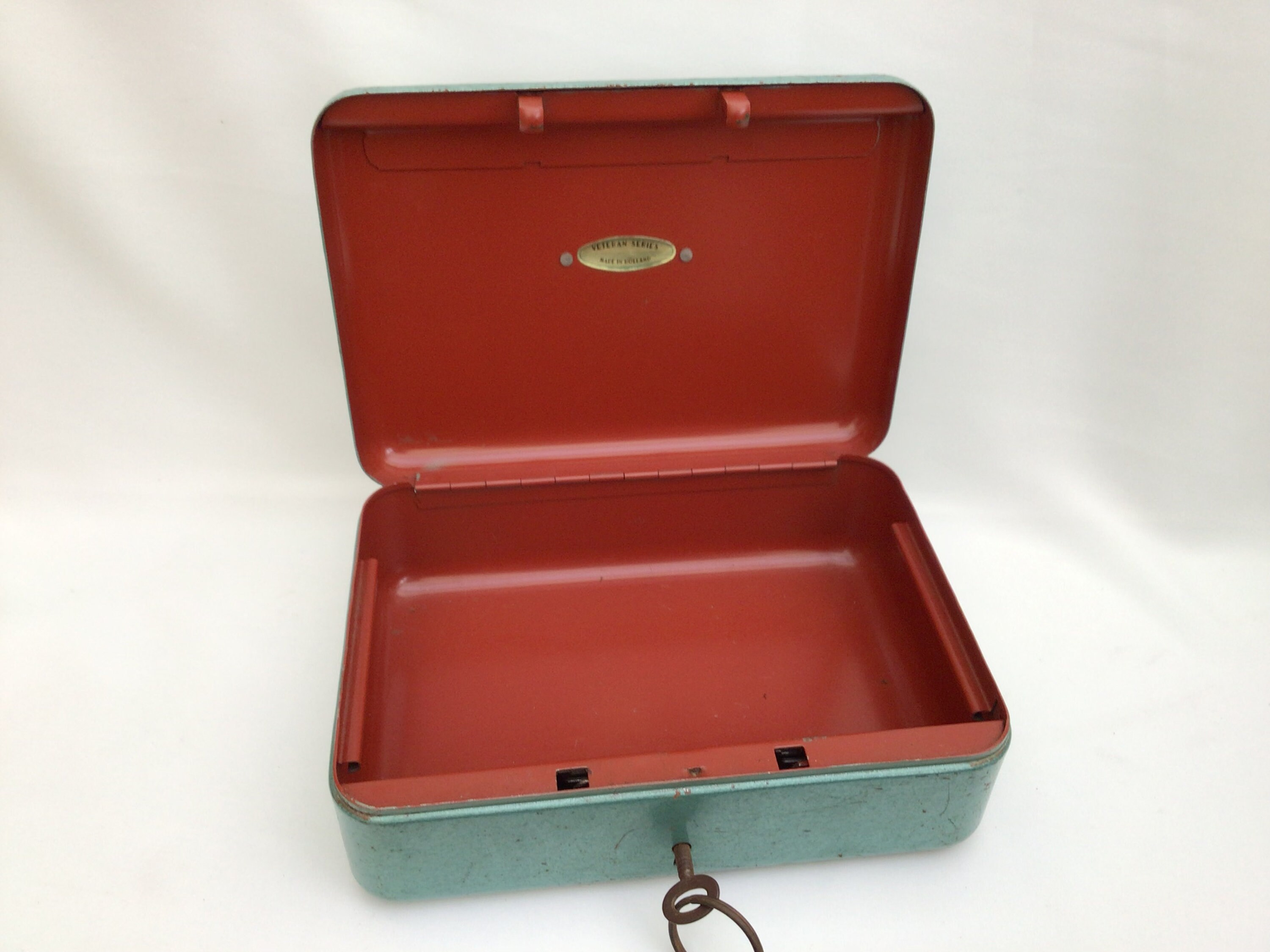 Early/midcentury Holland Heavy Metal Box, Cash Box With Key - Etsy