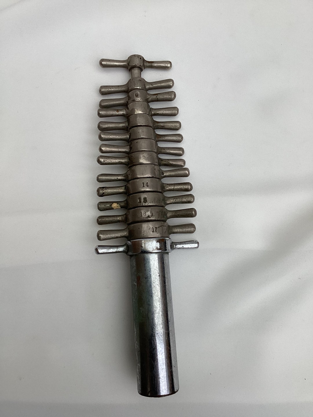 Antique Tool 14 Punch Apothecary Bottle Cork Cutter Borer 4 Through 18 ...