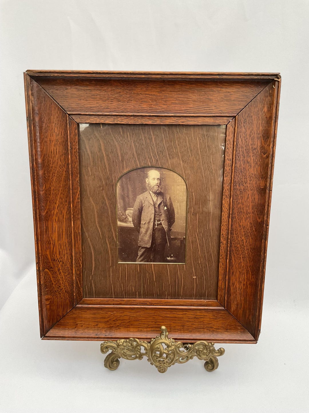 Early 20th Century English Photograph Portrait With Oak Frame. Turner ...
