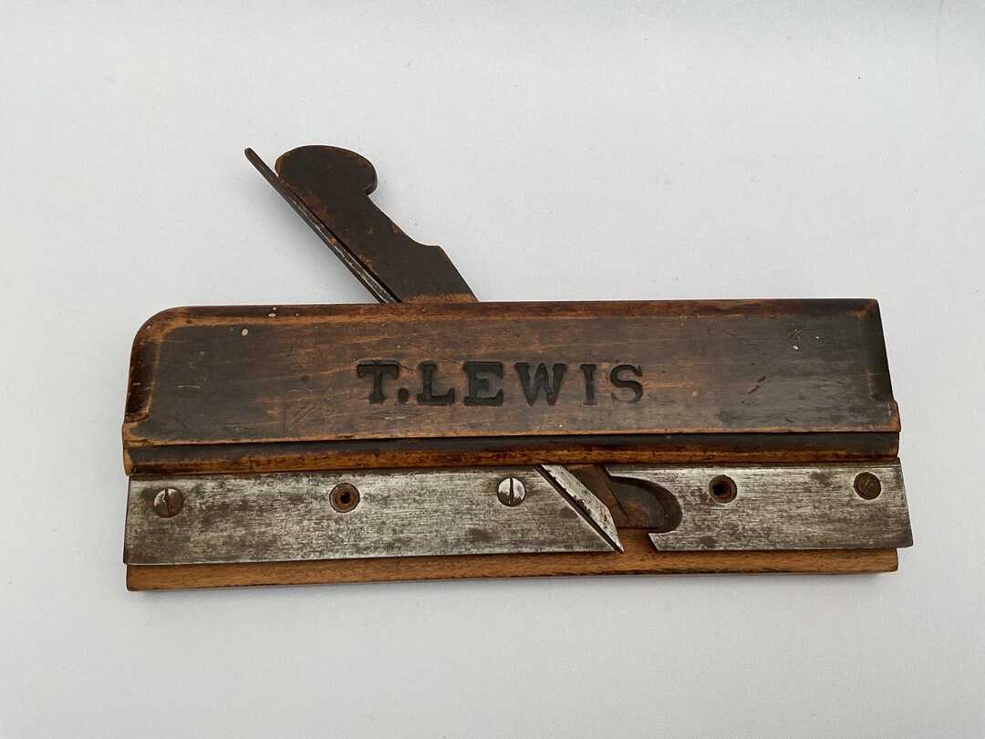 Early/middle T. LEWIS Moulding Plane. Grooving Plane. Carpenter Tool - Etsy