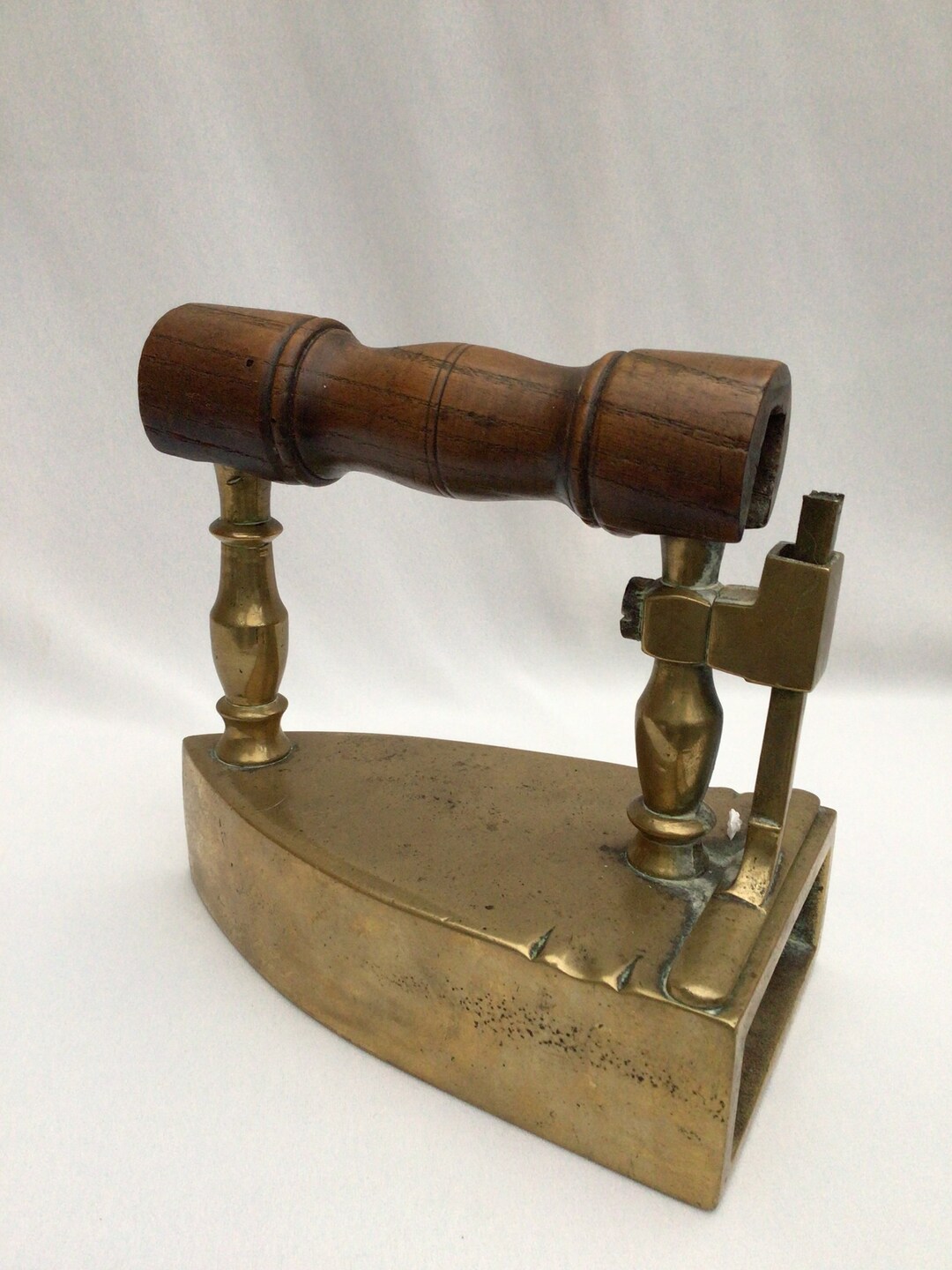 Antique England Solid Brass Iron. Coal Heated Box Iron. Length. 17cm - Etsy