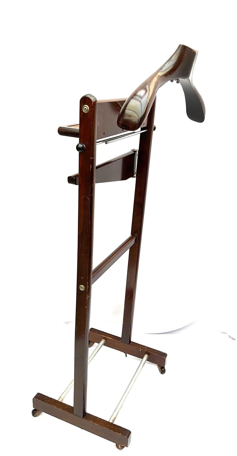Mid-century Walnut Valet Stand - John Corby Windsor England - Etsy