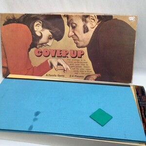Vintage Cover up Board Game Parker Edition - Etsy