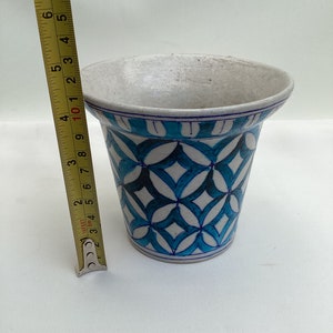 Vintage Indian Ceramic Plant Pot Planter - Etsy