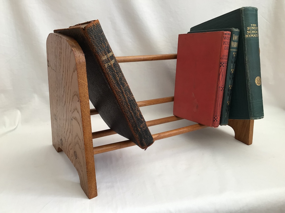 Oak Book Trough, Table Book Rack, Book Stand - Etsy