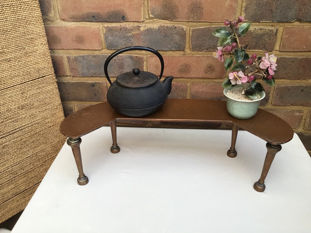 Antique Victorian Copper and Metal Fireplace Footman Stand. W. 49cm - Etsy