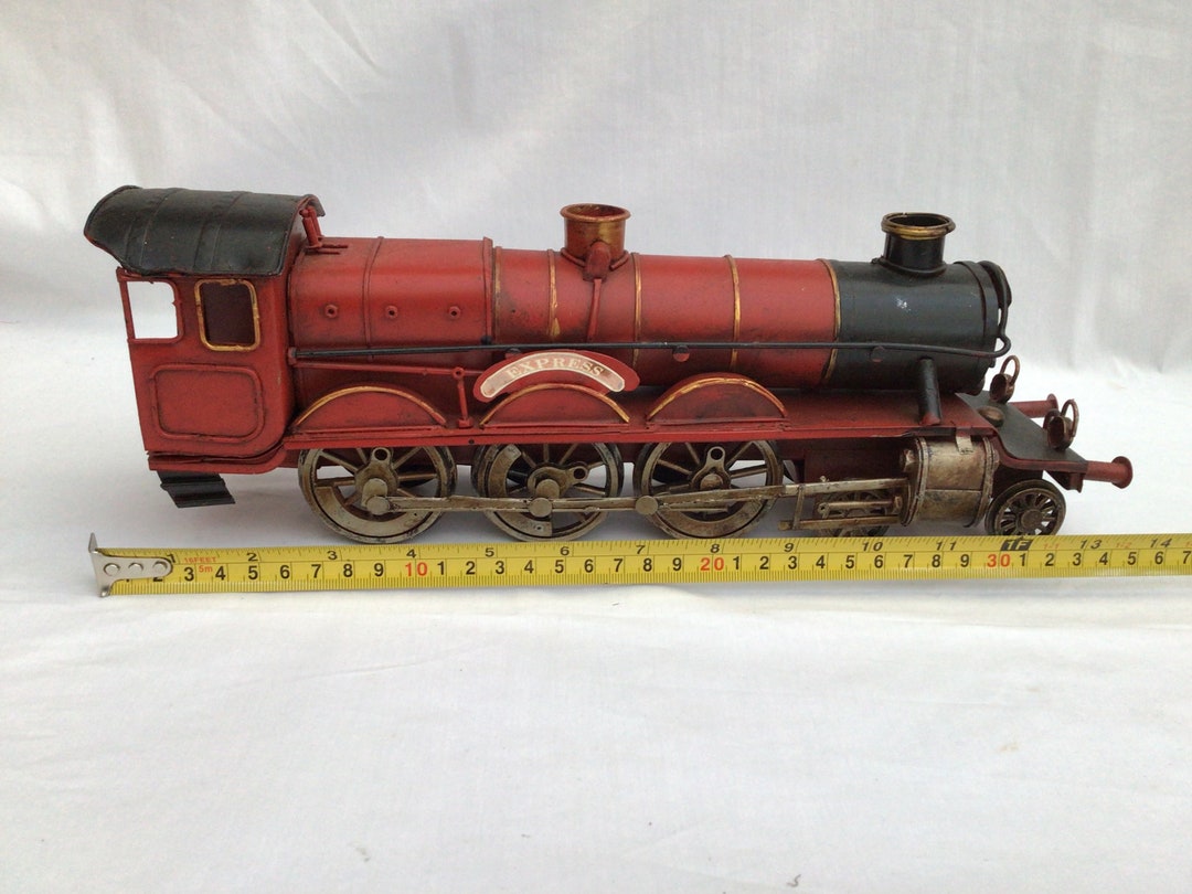 Vintage Tin Toy Train, Express 5972 Steam Train, 36cm Length - Etsy