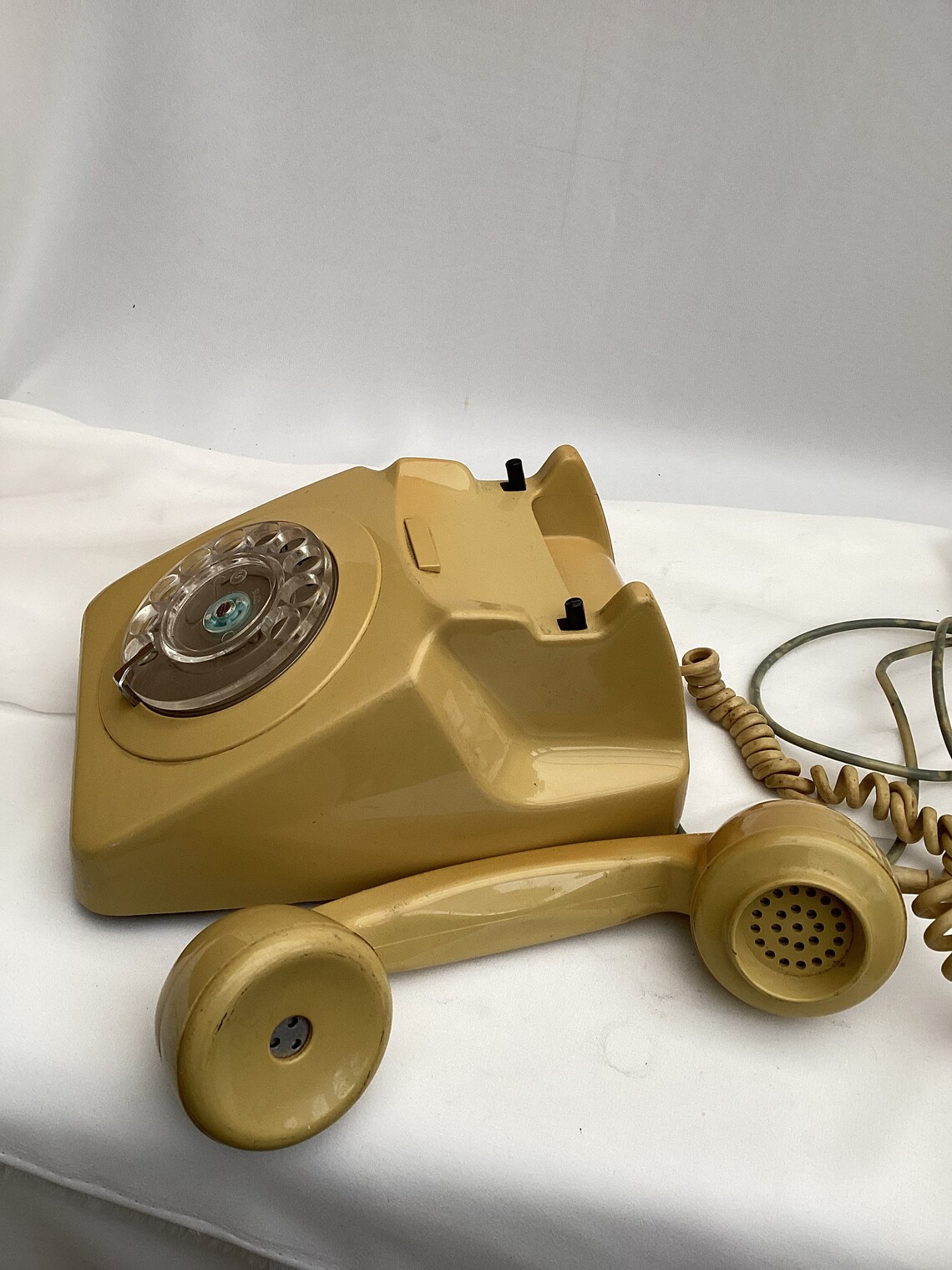 Middle Century Dial Telephone With Old Socket - Etsy