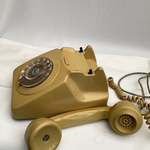 Middle Century Dial Telephone With Old Socket - Etsy