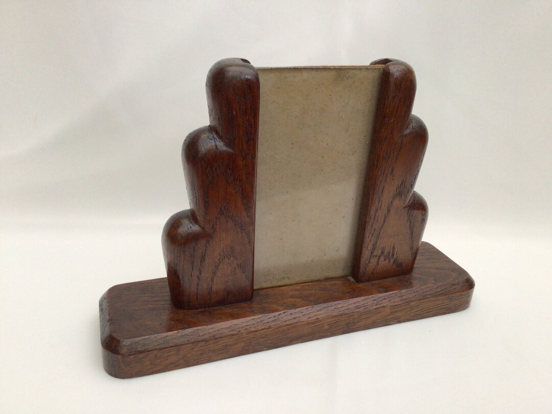 Antique England Oak Photo Frame - Etsy