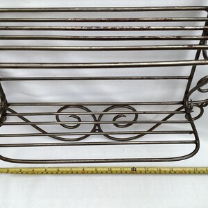 Vintage Wire Cast Metal Hanging Wall Shelf - Etsy