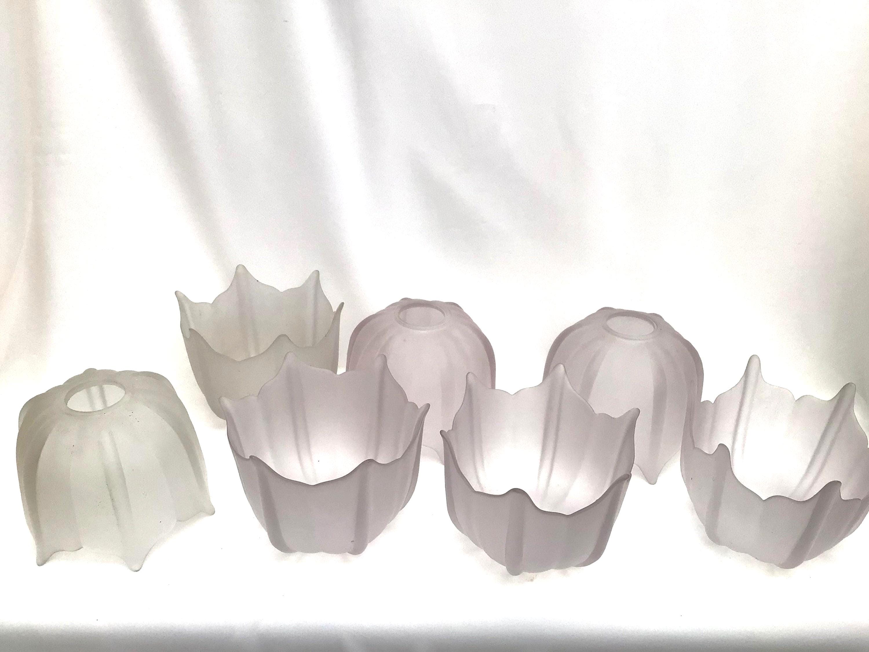 Collection of 10 Solid Glass Light/lamp Shades. Price for One - Etsy