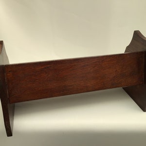 Antique English Oak Book Trough, Novel Rest, Table Book Rack - Etsy