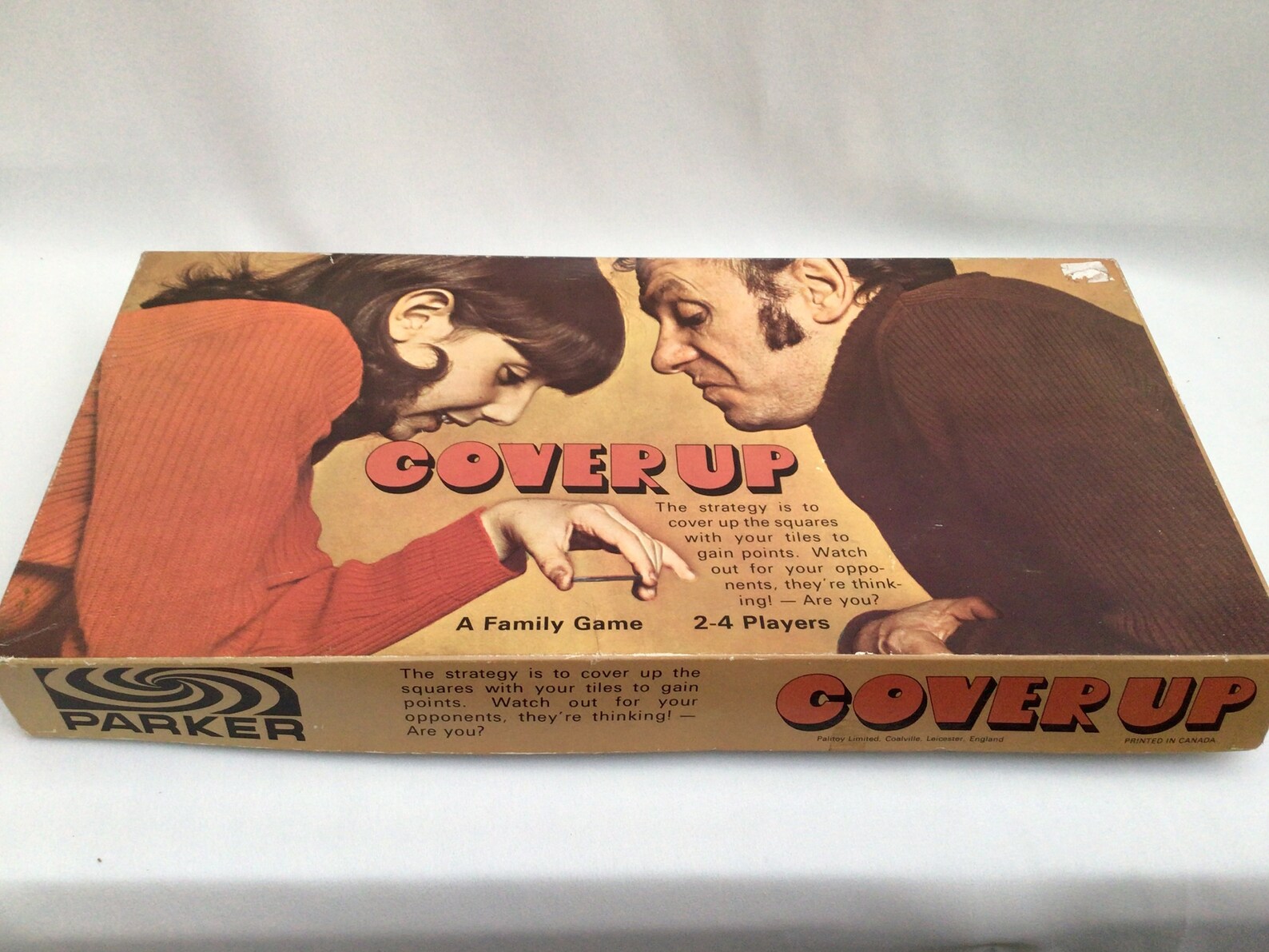 Vintage Cover up Board Game Parker Edition - Etsy