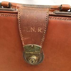 Antique Vintage Leather Briefcase - Etsy