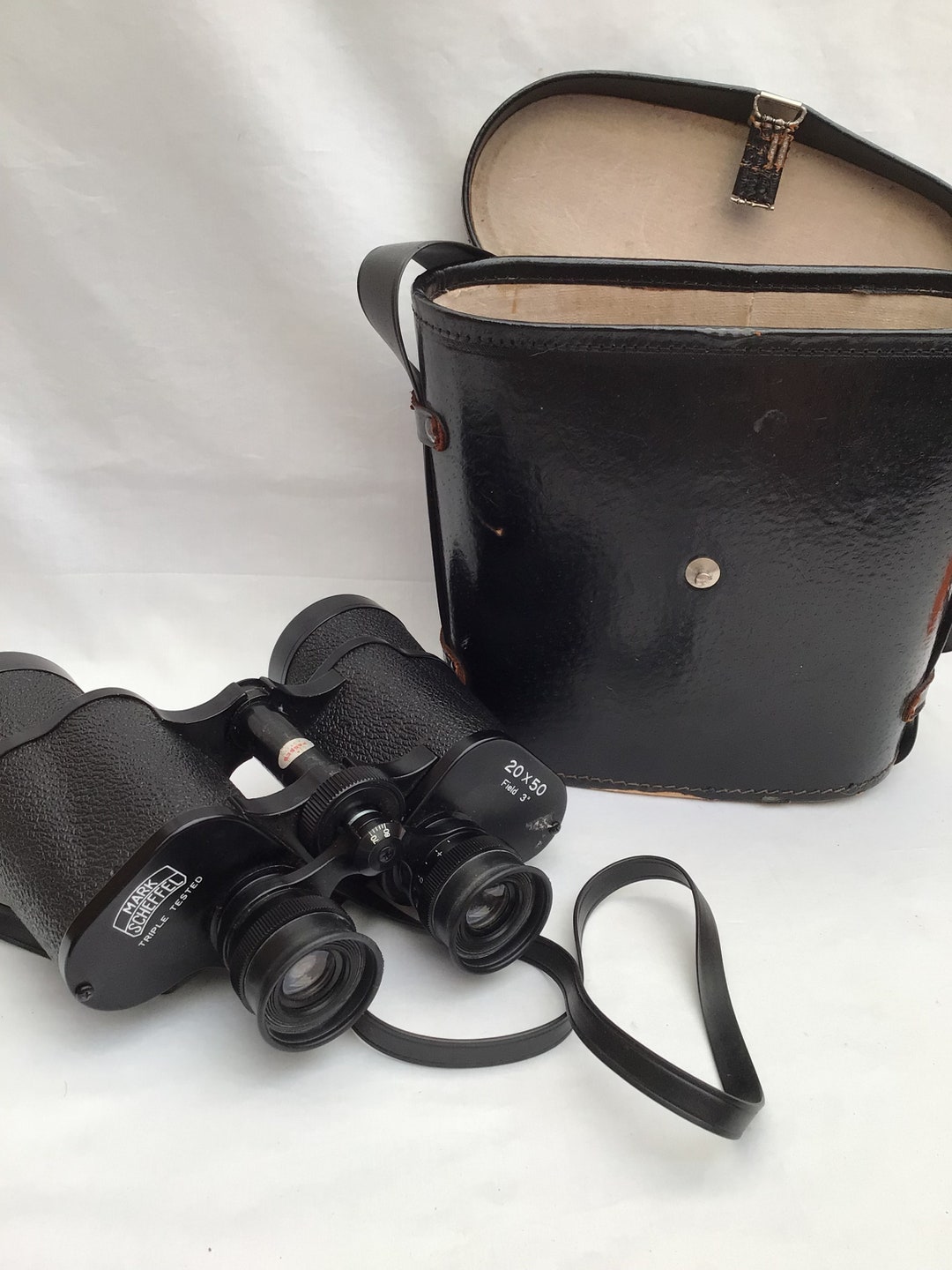 Japanese MARK SCHEFFEL 20x50 Binoculars With Leather Case - Etsy
