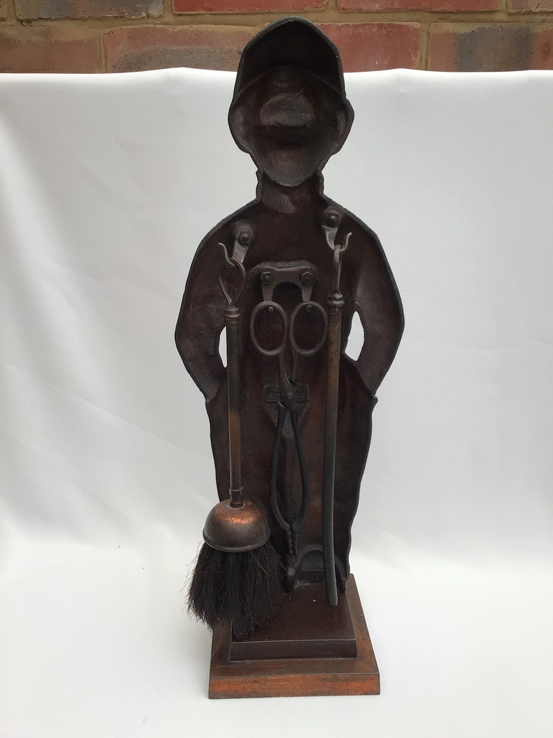 Antique Cast Iron Fireside Boy Companion Tools, Made in England - Etsy