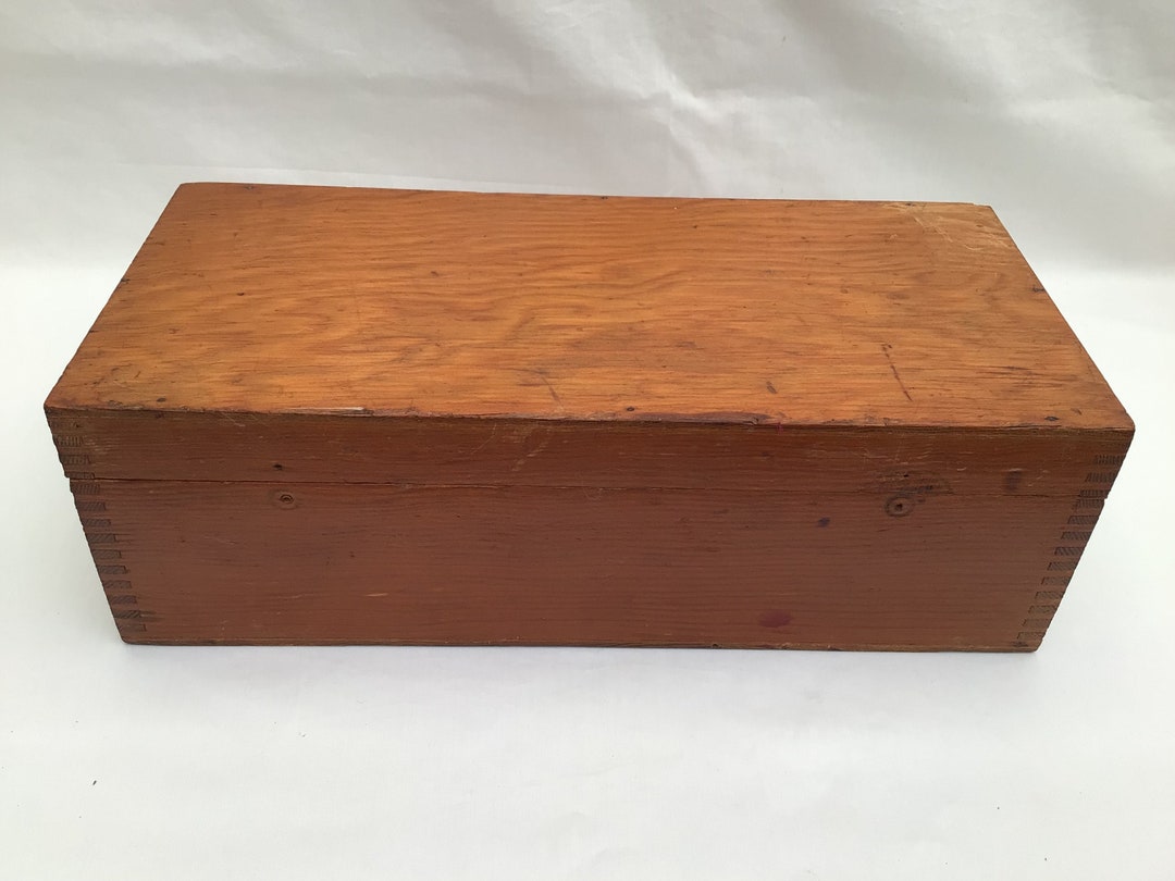 Vintage Wood Box, Storage Box - Etsy